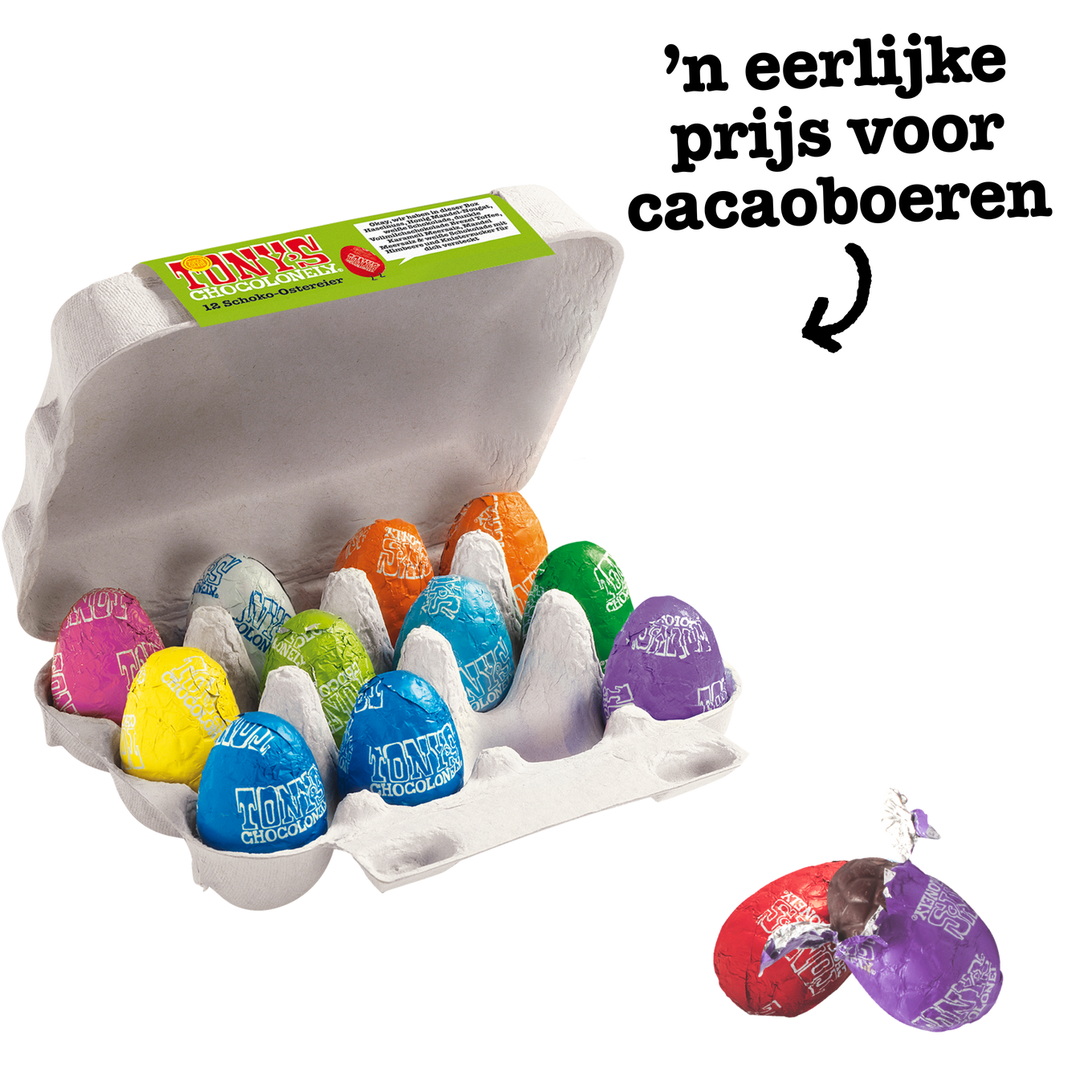 Paascadeau's | Tony's Chocolonely chocolade eitjes & paasrepen – Tony’s ...